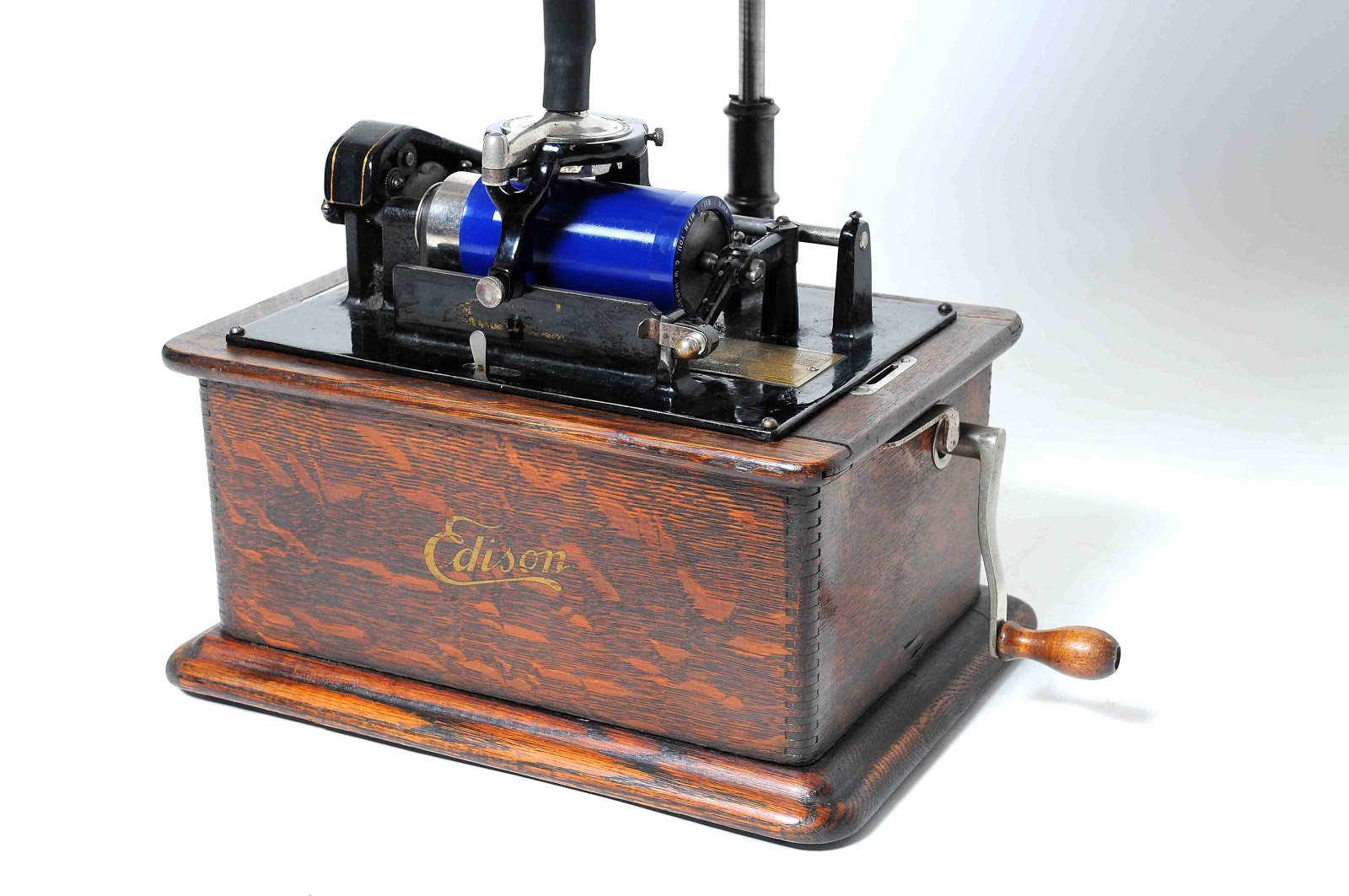 Old Vintage Gallery: Edison Diamond Model B Reproducer with Cygnet Horn ...
