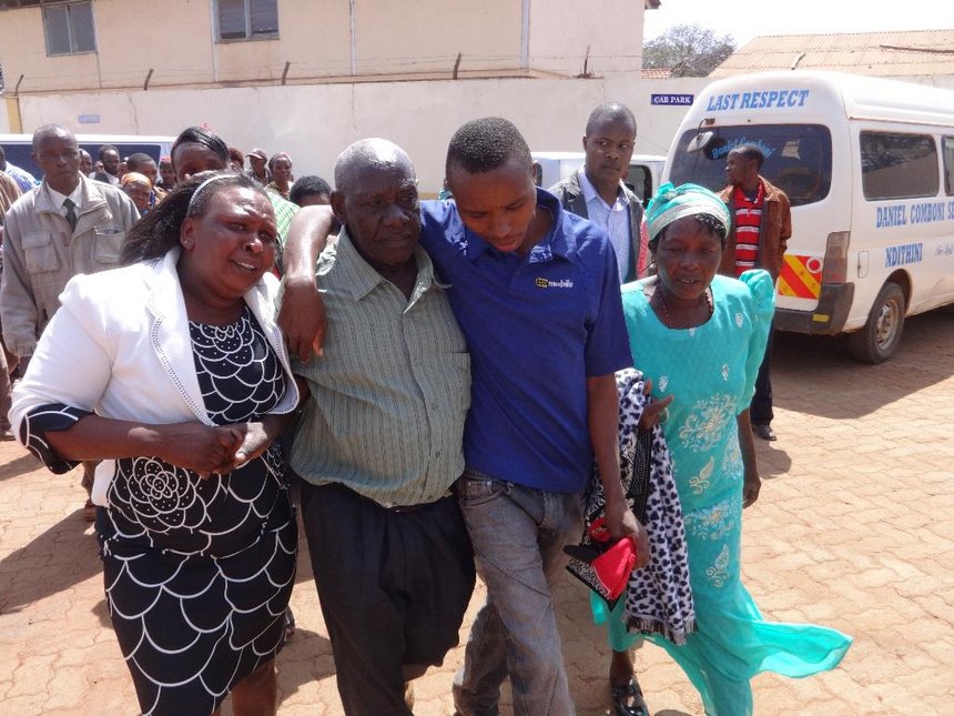Drama At General Kago Funeral Home As Kins Stop Burial Of 4 Family ...