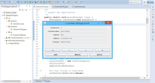 Make A Simple Crud Java Ui Application For 30 Minutes Cswire