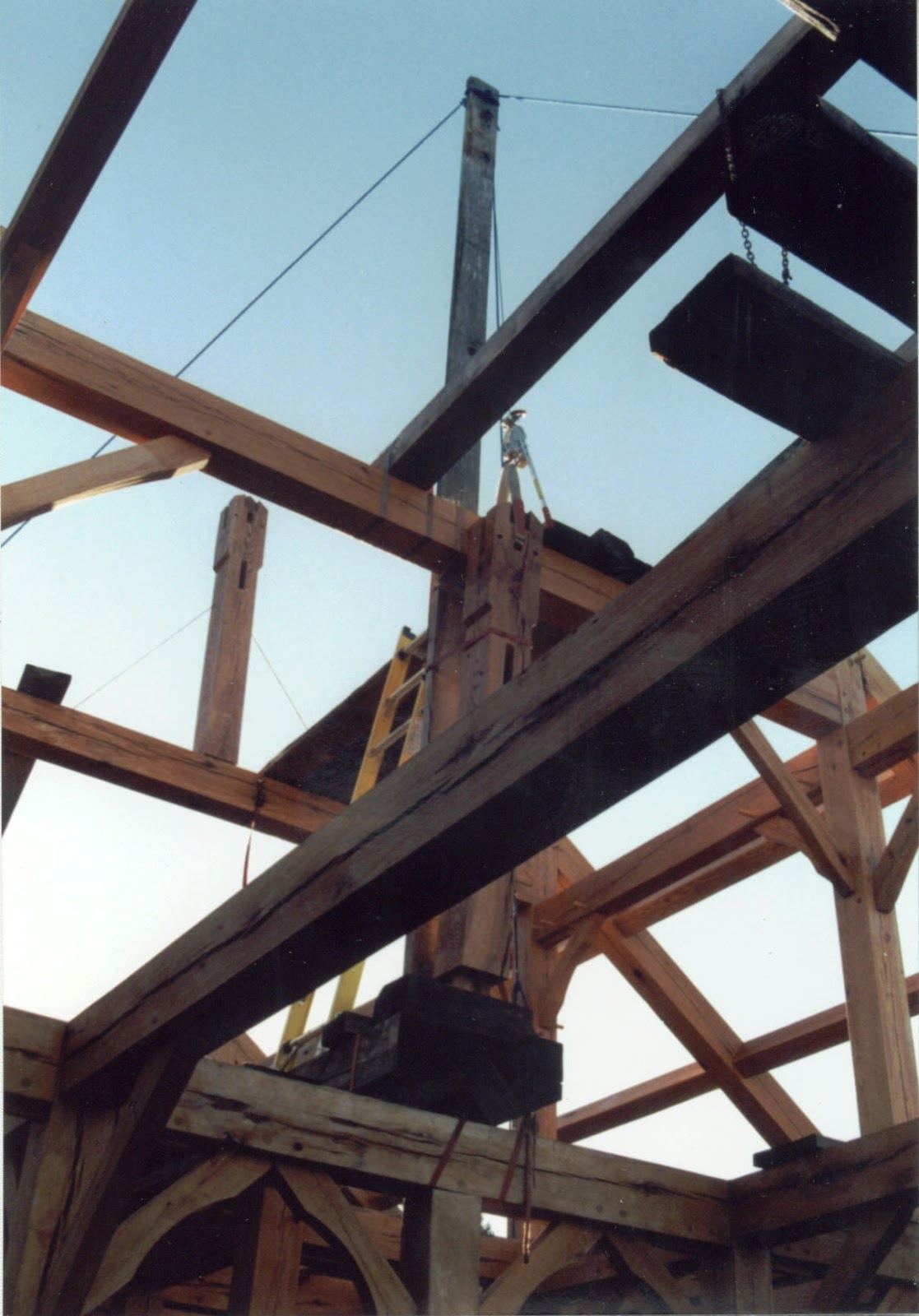 Michael's Timber Framing: Chapter 13 - Peak Framing