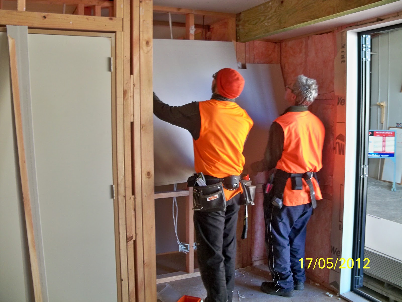 Carpentry pretrade by Kees: Interior wall lining (GIB)