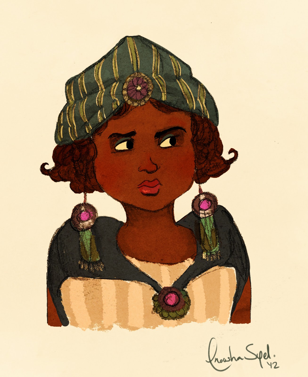 Anoosha Syed Illustration: Ladies- Character Design