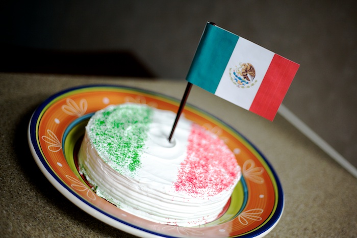 Johnnie and Angela: Mexican Flag Cake