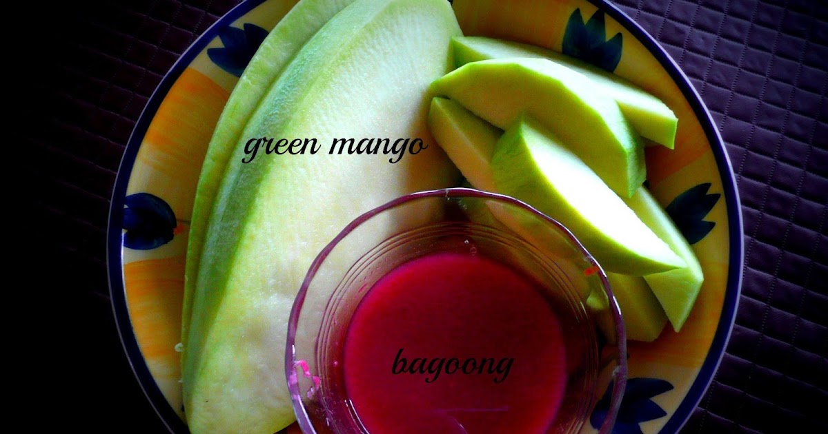 How Filipinos Eat Green Mango | Queentulip