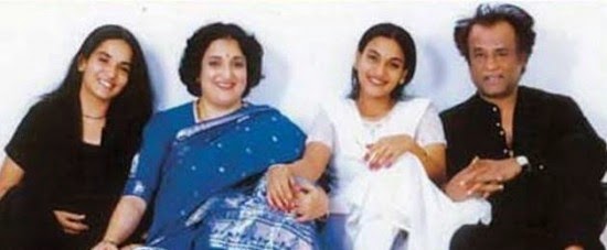Super Star Rajini Family Photos