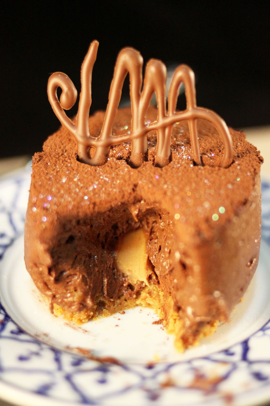 Chloé Délice: Le Délice { entremet individuel chocolat, spéculoos }