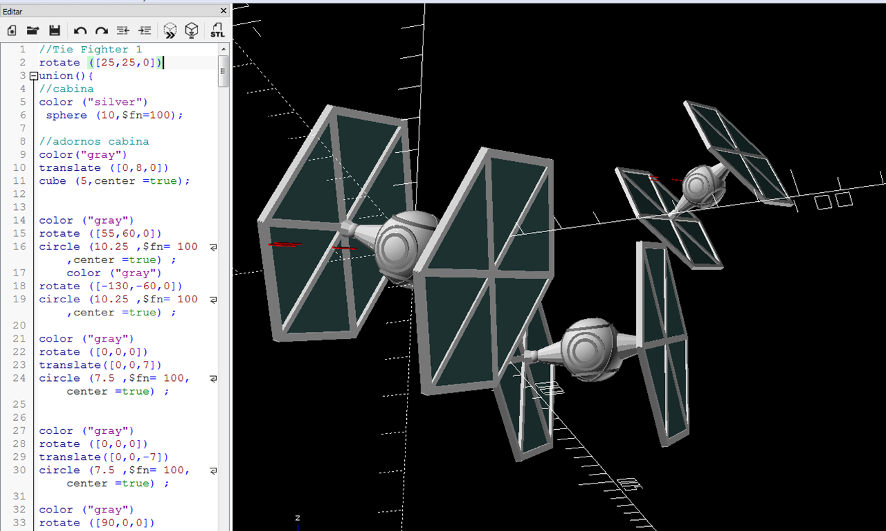 CIENCIAS CASVI TRES CANTOS: DISEÑO 3D : PROGRAMACIÓN Y DISEÑO POR OPENSCAD