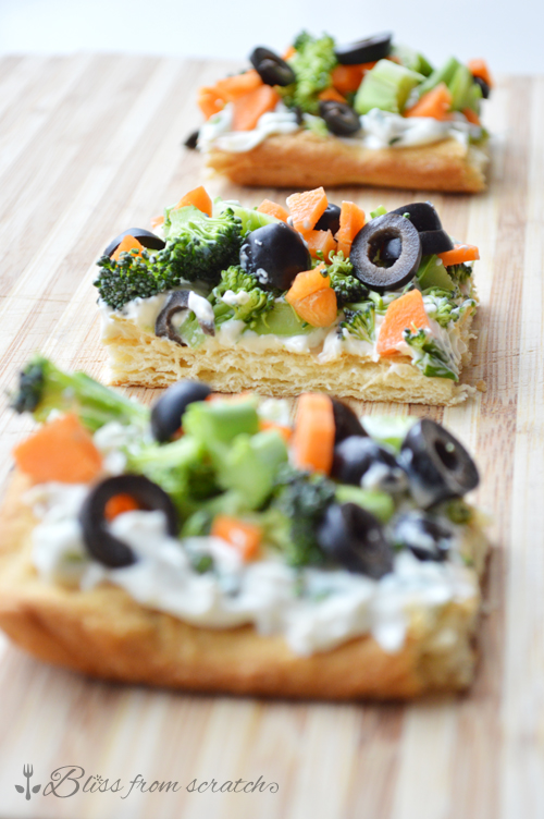 Easy Veggie Bars | Bliss From Scratch