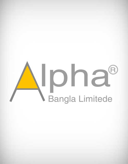 alpha bangla ltd vector logo