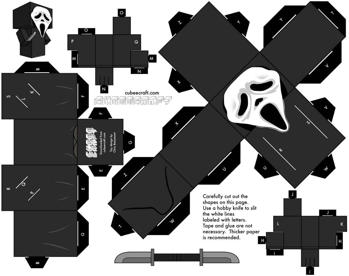 My LiFe StOrY: [EtC] Scream Paper Toy