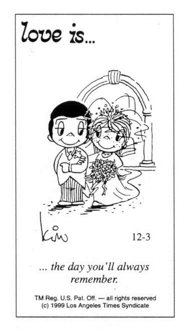 50 Cute "Love Is" Comics by Kim Casali | the perfect line
