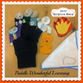 Puddle Wonderful Learning: {DIY} Bible Scripture Glove
