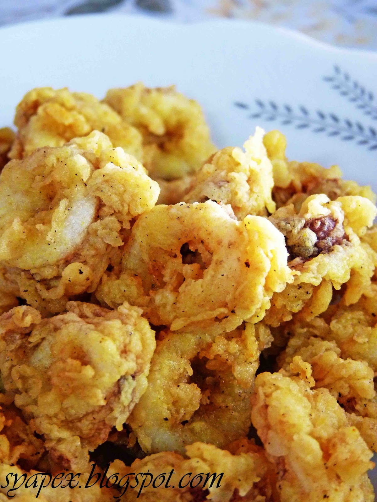 syapex kitchen: Sotong Celop Tepung