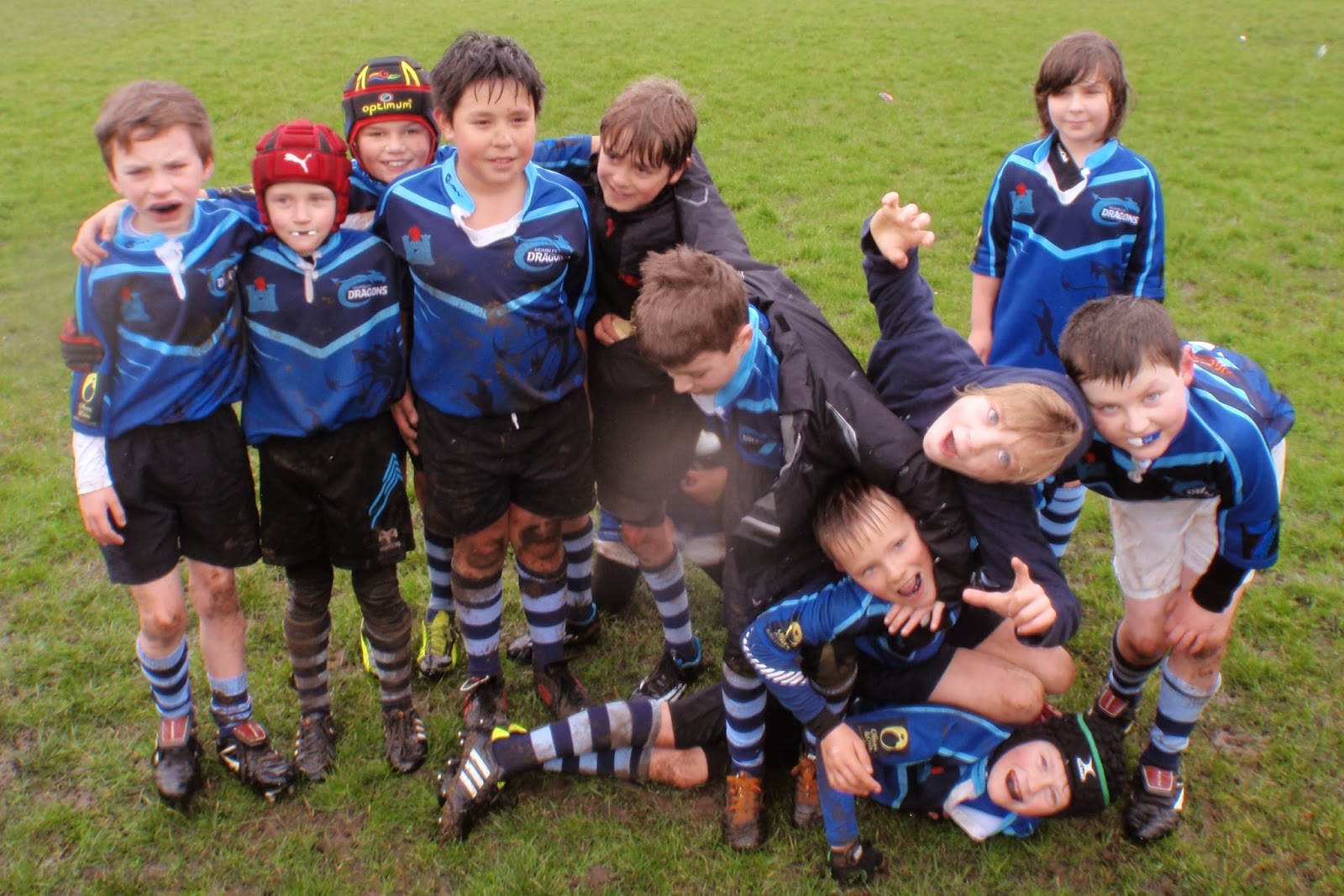 Mumbles Dragons Under 11's Rugby Team: Dragons V Morriston (Away). 02/03/14