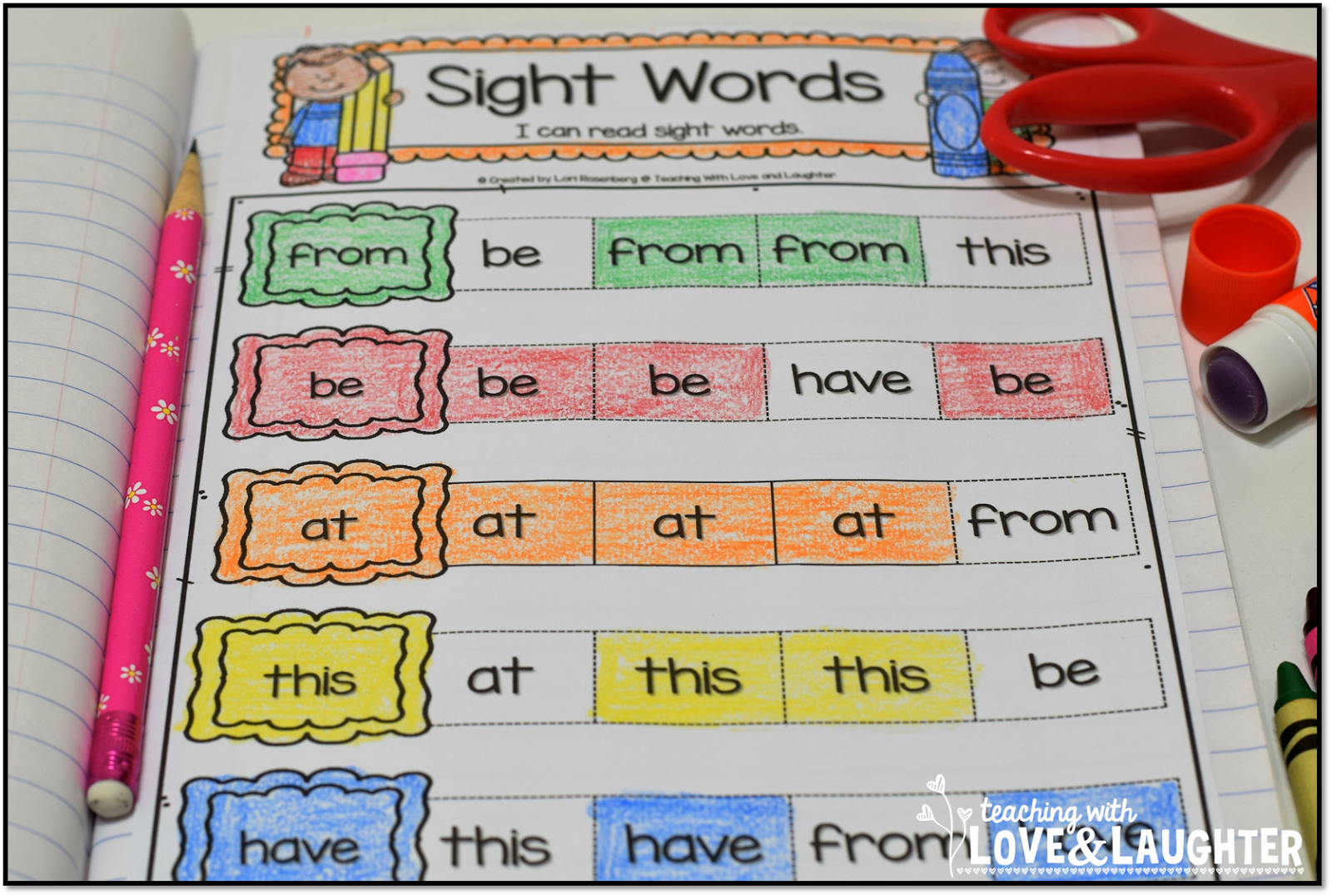 Teaching With Love and Laughter: Interactive Notebooks for Little ...