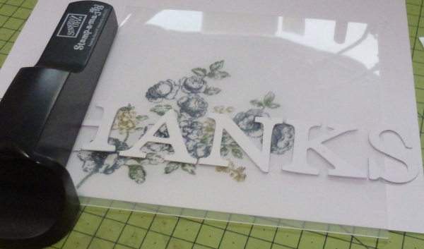 Creatin' and Stampin': Stamped Word Card Tutorial