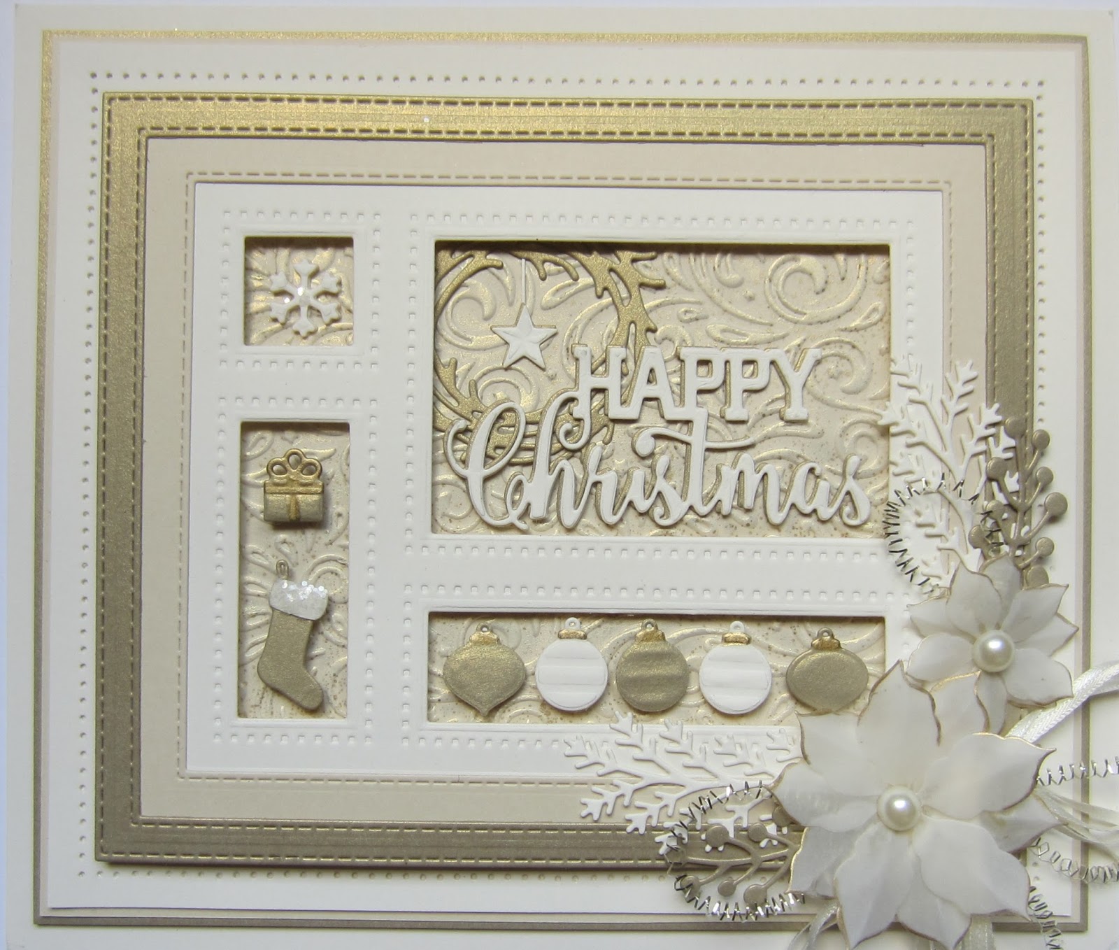 PartiCraft (Participate In Craft): Christmas Shadow Box Card