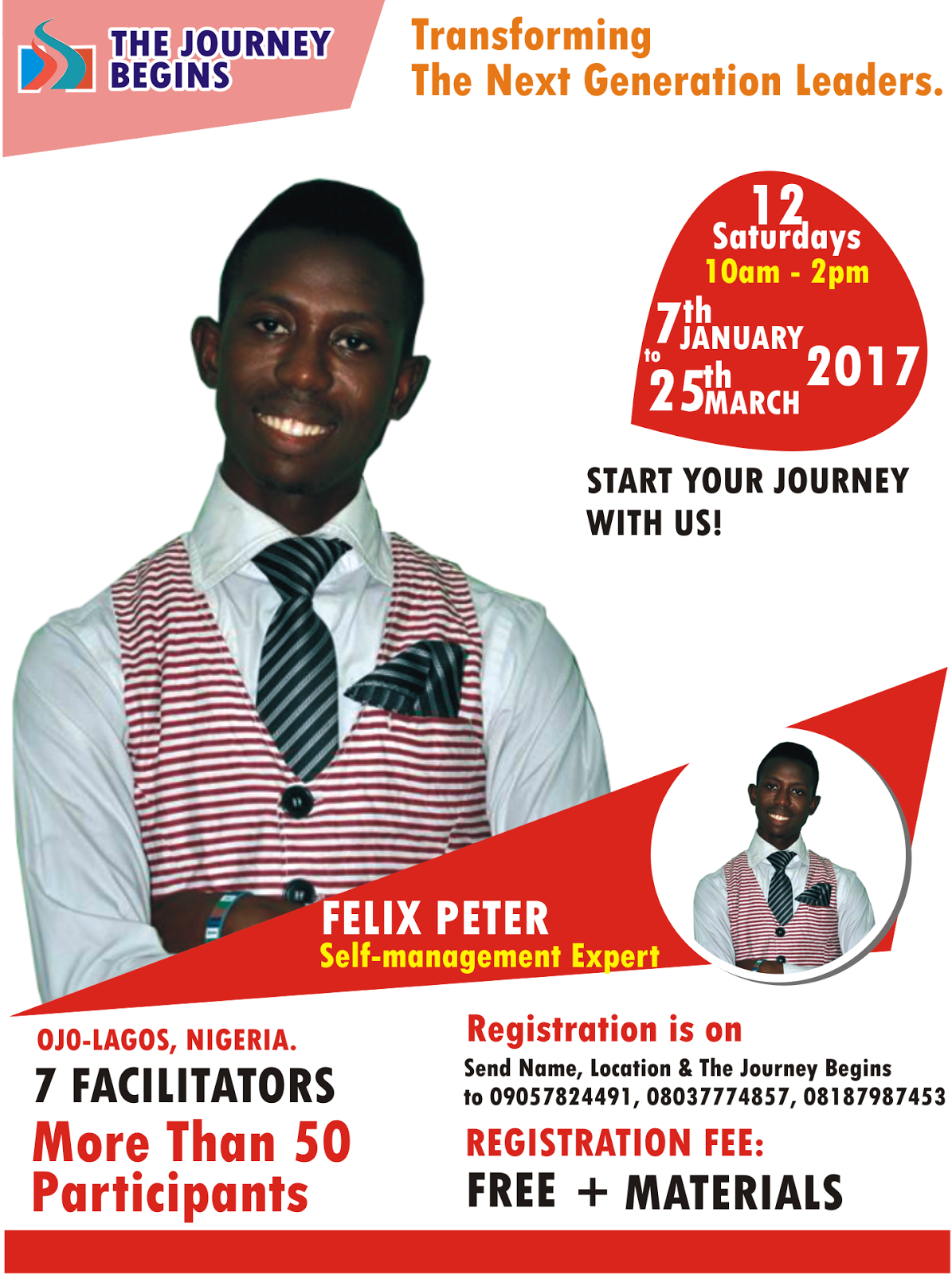 Pastor Felix Inspires: THE JOURNEY BEGINS-PASTOR FELIX PETER