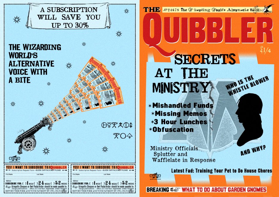 Collection et Créations Harry Potter: The Quibbler - à imprimer