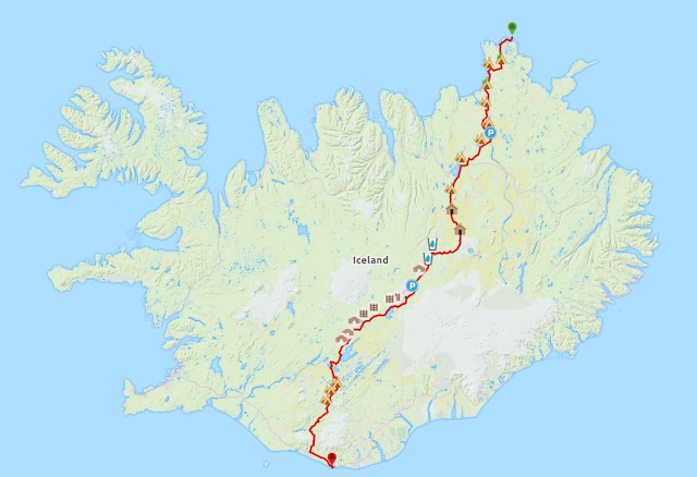 Friluftstid: Hike across Iceland - Iceland traverse - Route planning