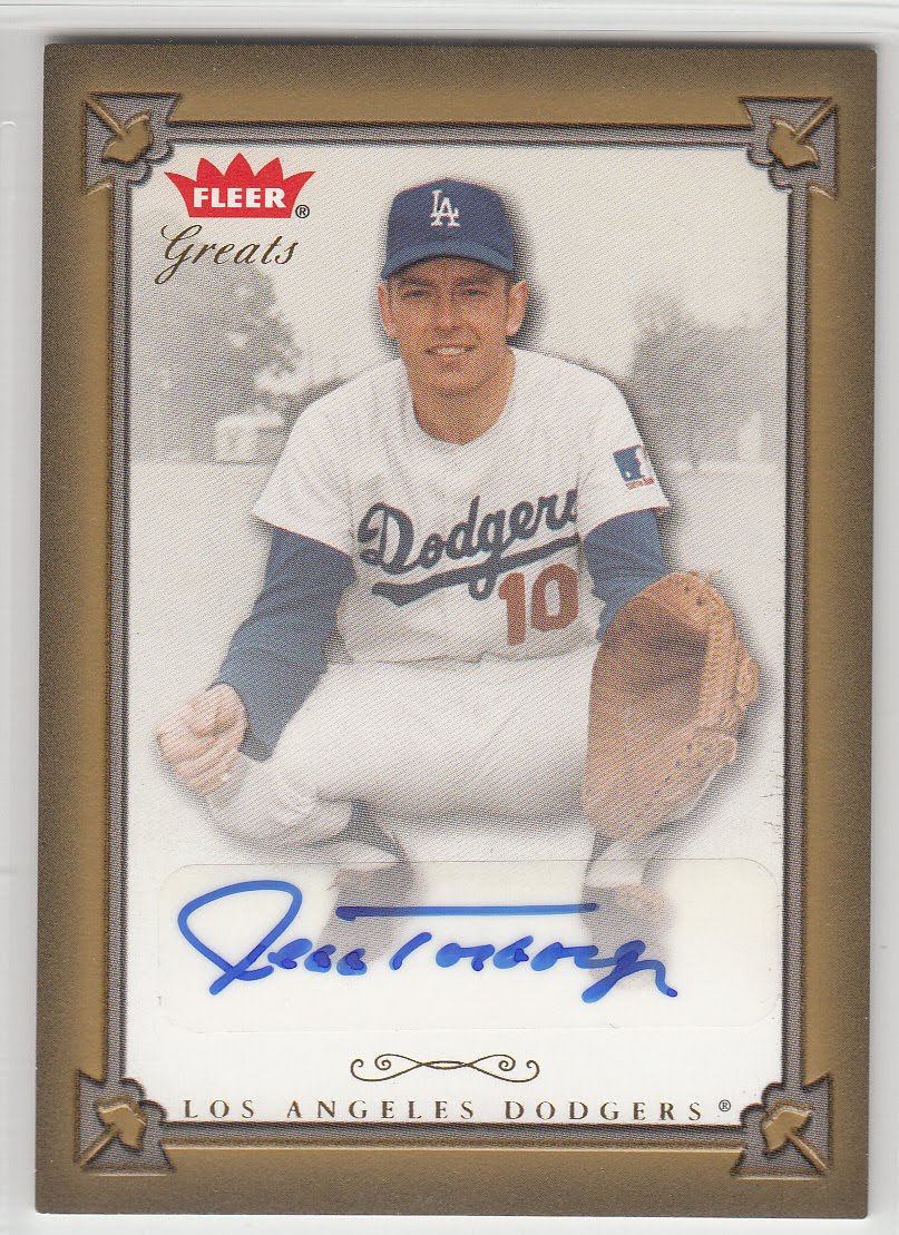 Dodgers Blue Heaven: Collection: Jeff Torborg Fleer Greats