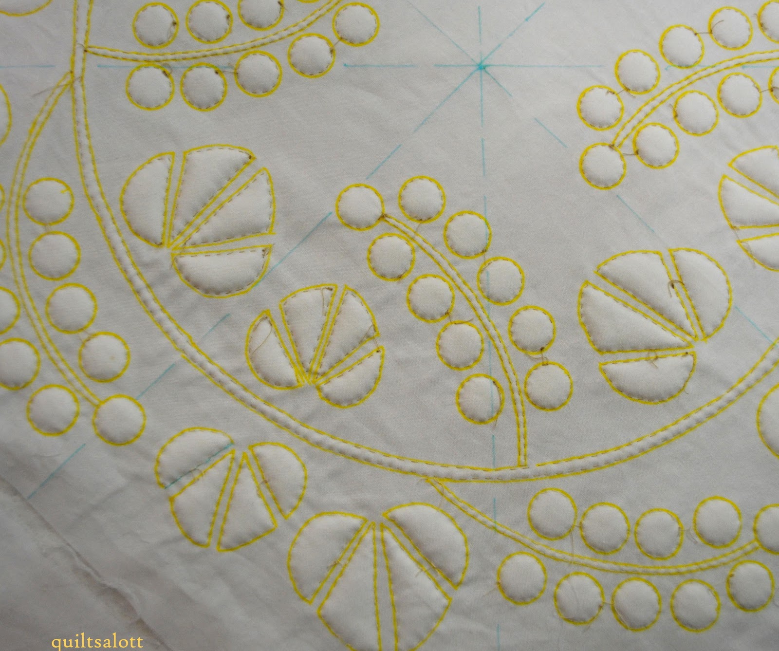 Quiltsalott: Stitching and stuffing