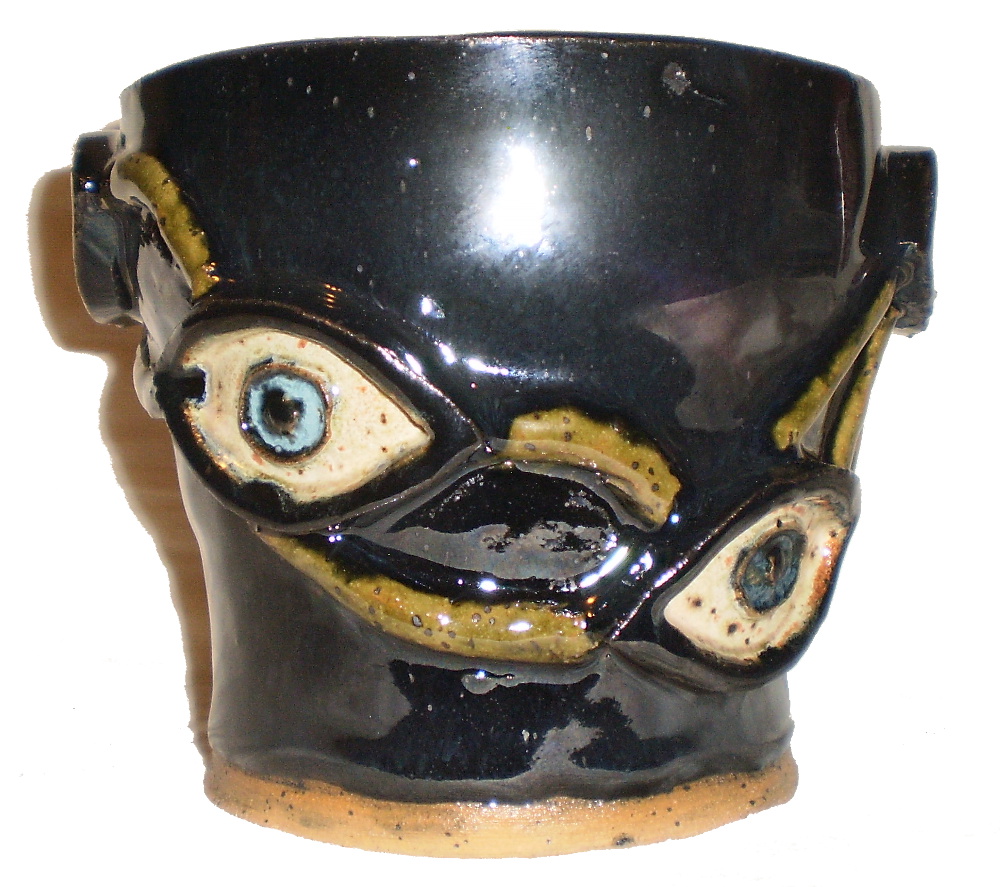 Aberrant Ceramics: Chain of Eyes Flower Pot