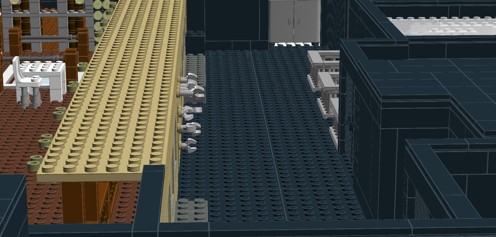 The Dark Streets of the Cardboard City: The Drowned Lego: Ground Floor