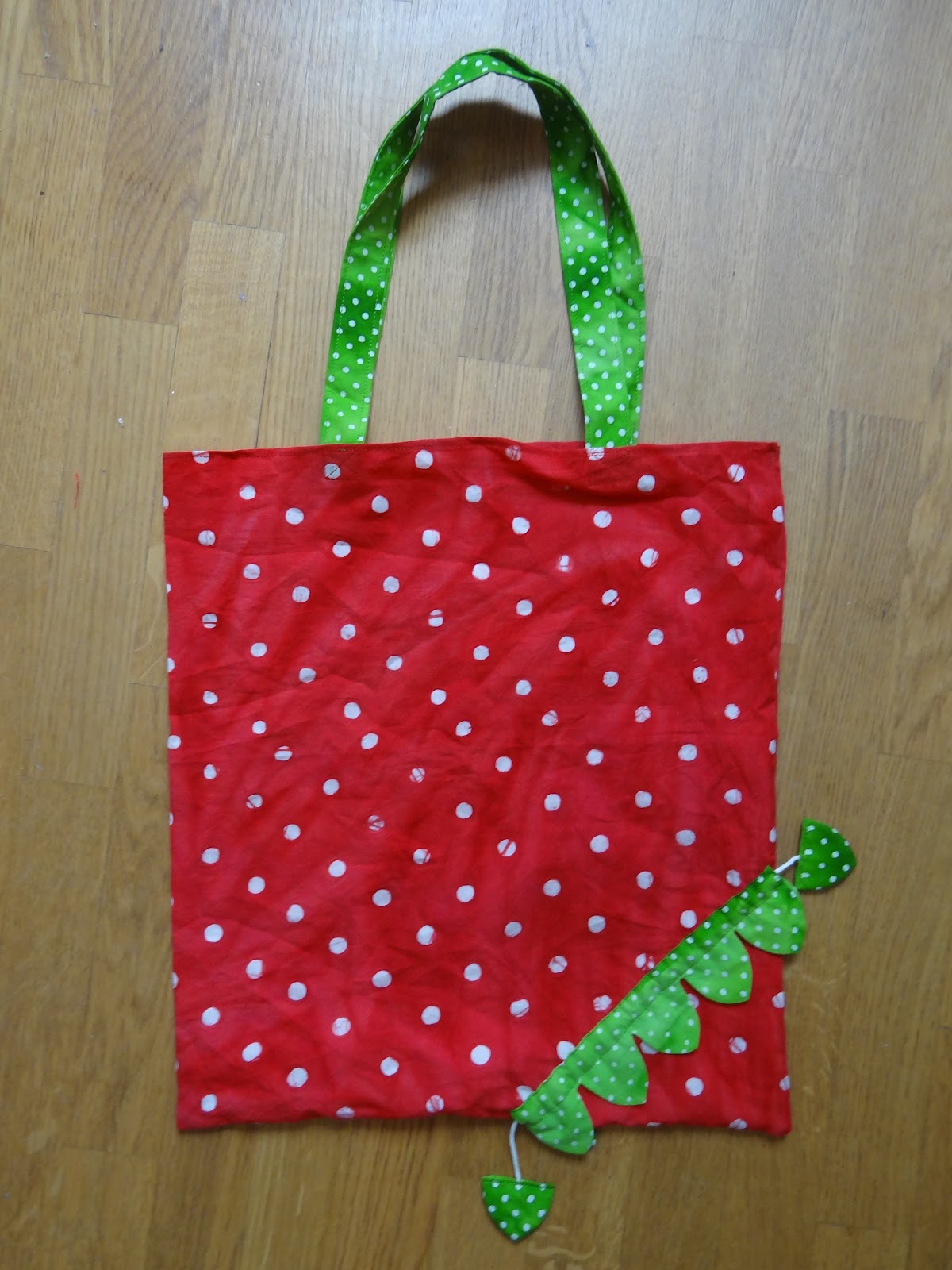 C'est super facile: Sac à courses coeur-fraise