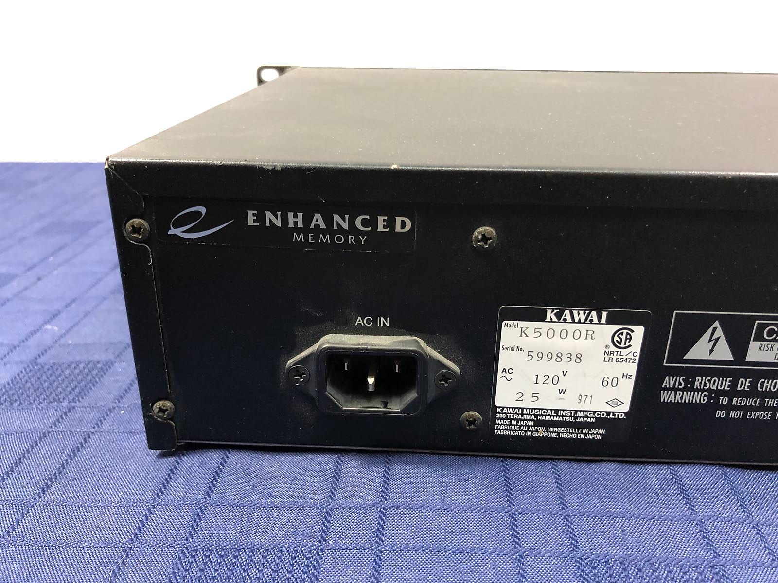 MATRIXSYNTH: Kawai K5000R Advanced Additive Synthesizer Rack Mount ...