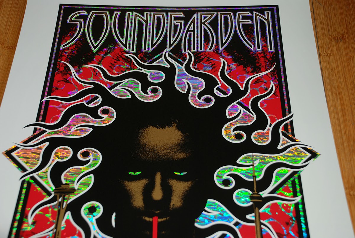 INSIDE THE ROCK POSTER FRAME BLOG: Adam Pobiak Soundgarden Toronto ...