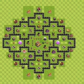 Strategi Bertahan COC TH 8 Terbaru | Strategi COC