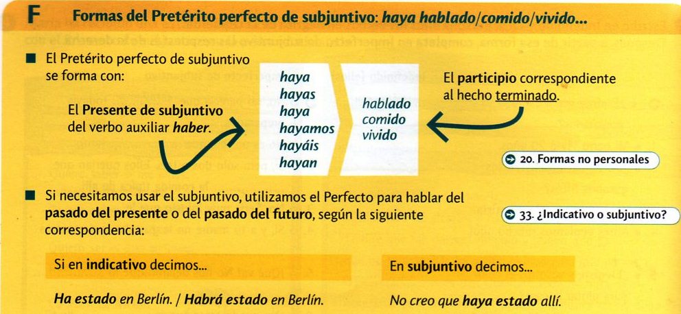 Expo Hispania: HABER - PRETÉRITO PERFECTO DE SUBJUNTIVO