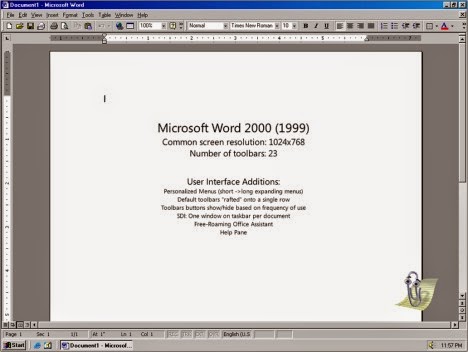 Perkembangan Microsoft Word dari Microsoft Corporation dan Tampilannya ...