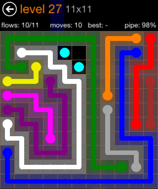 Flow Free Answers: 11x11