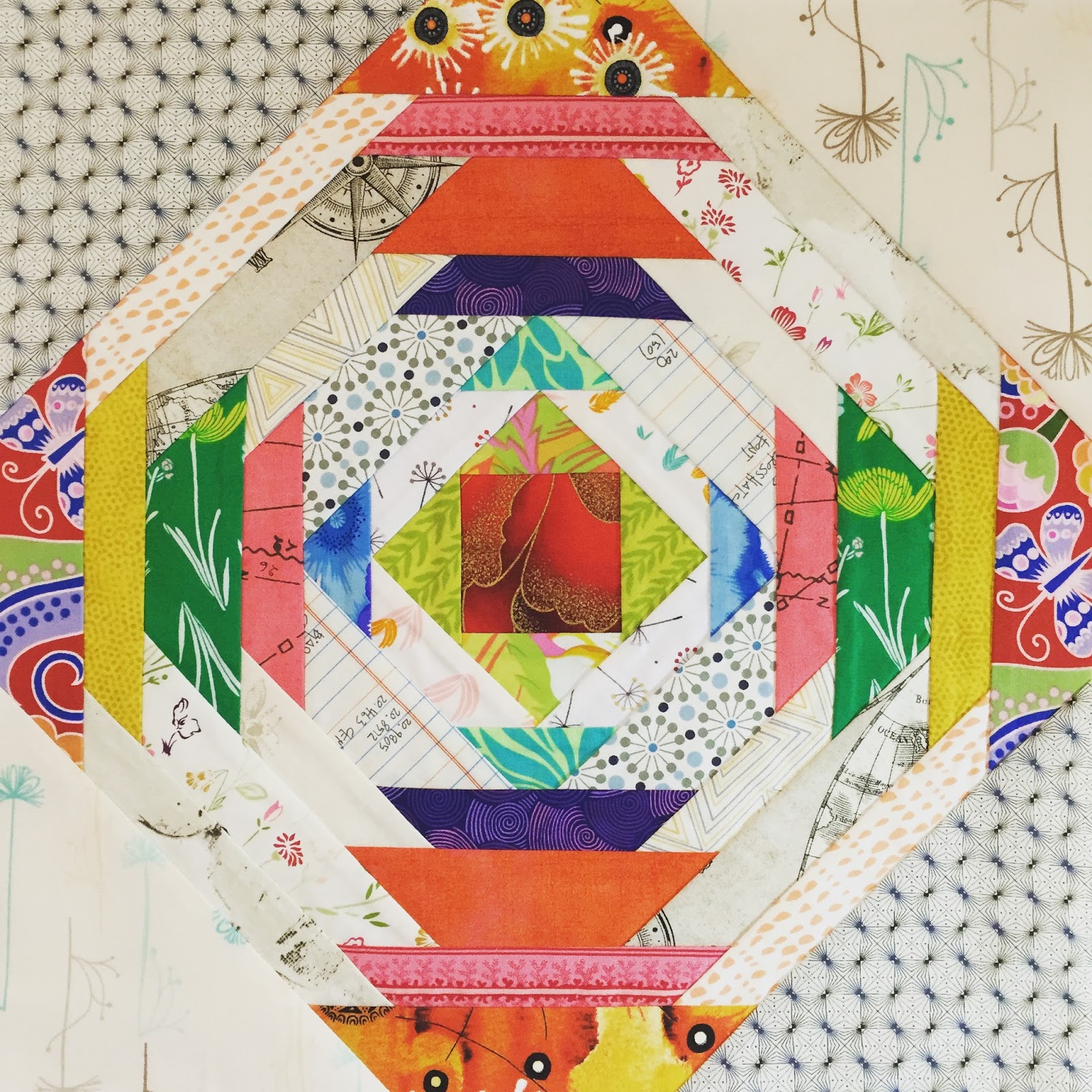 Scrappy Pineapple Quilt