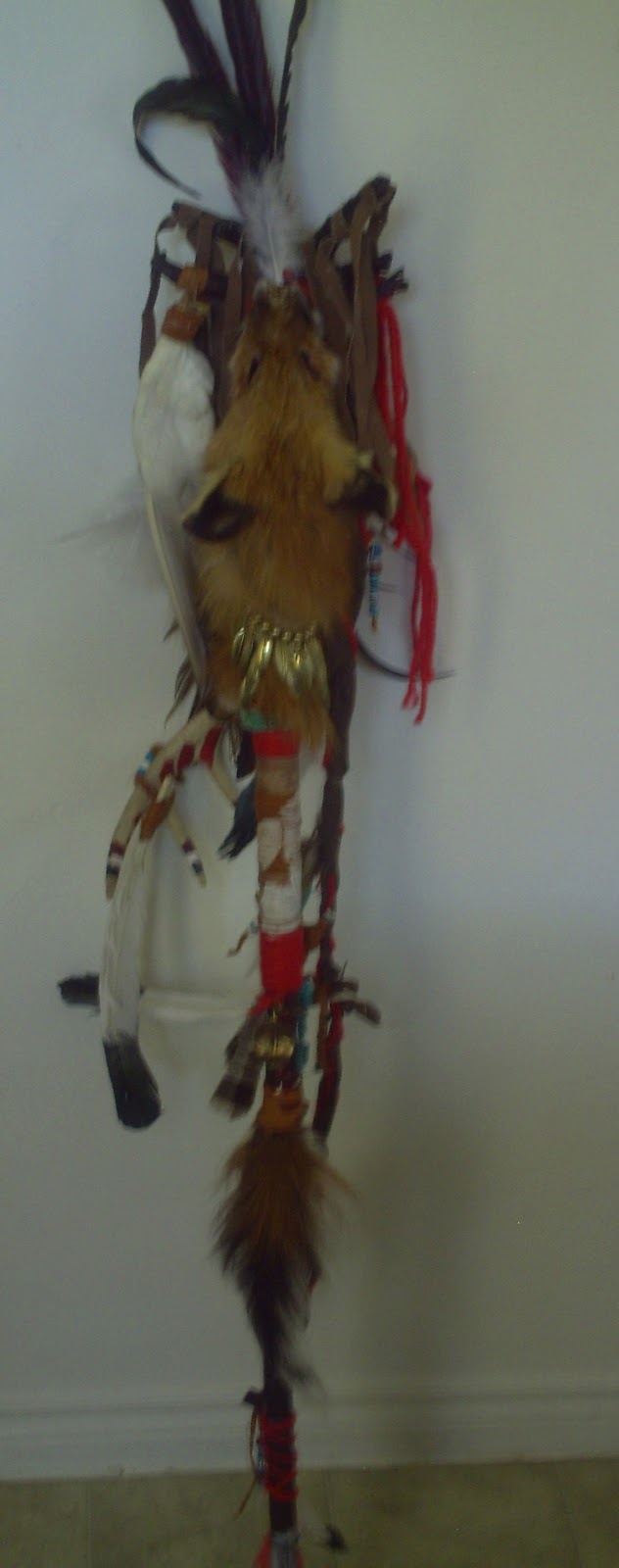 Native Raven Art: Native Ceremonial Staff