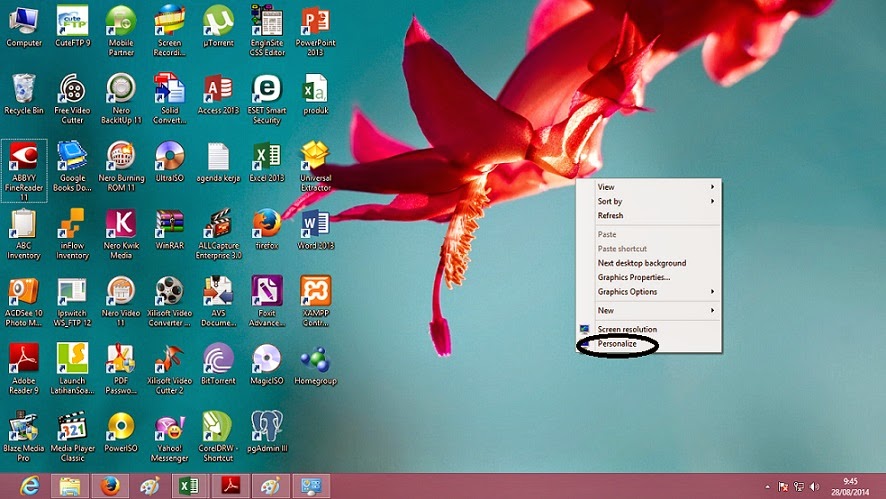 Setting Desktop Background Dinamis pada Windows 8 - Tips Komputer