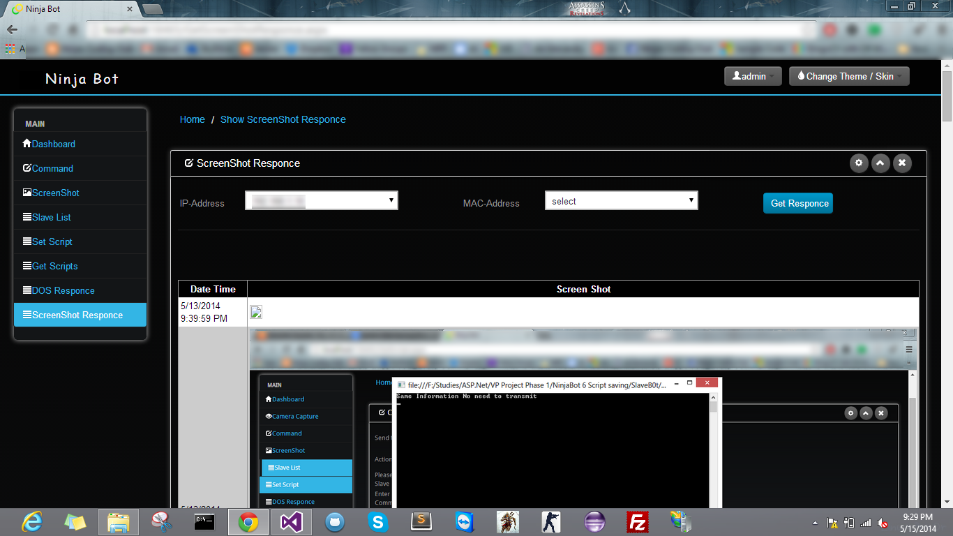 Ninja Bot By PCbots Labs - (X MadSpoT Security Team) ~ PCbots Labs (Blog)