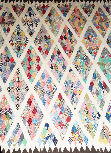 Cloud of Quilt Patterns: Not Square Blocks: Diamond Shaped Blocks 1