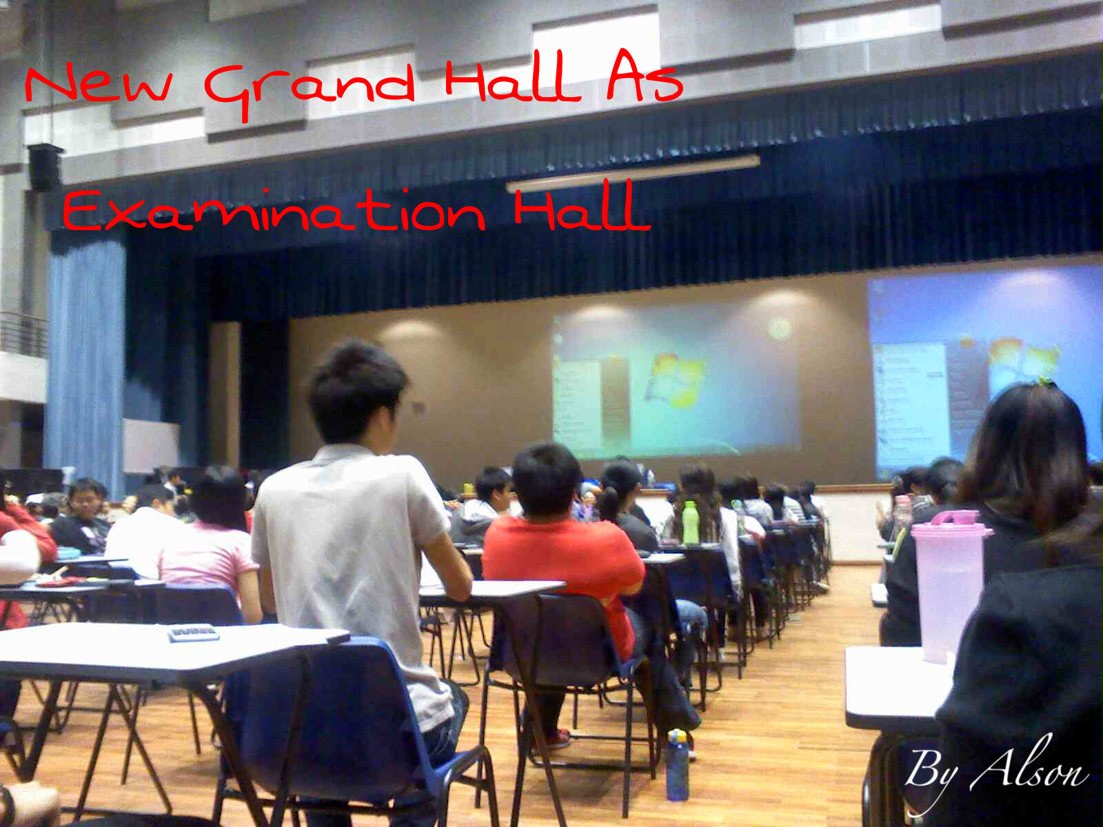 My World, Alsonation: First Final Examination In University