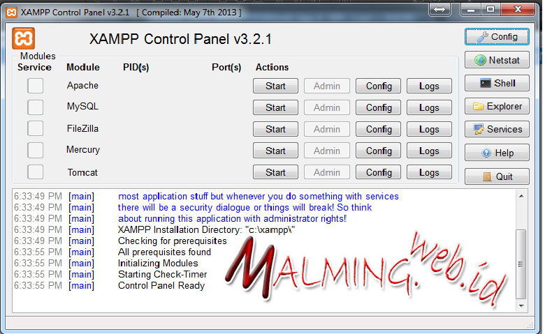 [Tutorial] Cara Membuat Database Website Dengan XAMPP Lengkap Dengan Gambar - Malming ...