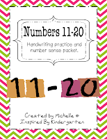 Inspired by Kindergarten: Numbers 11-20 (They are sooooo ready for this!)