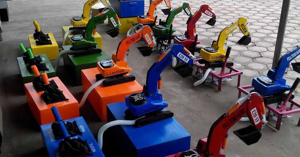 Excavator Mini Mainan Anak | 0812 5912 6008: Mainan Excavator Fiber