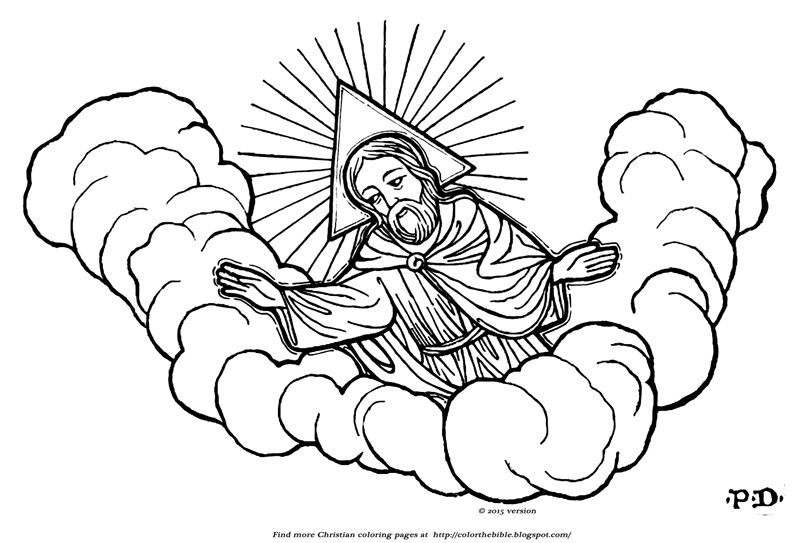 God The Father Coloring Pages