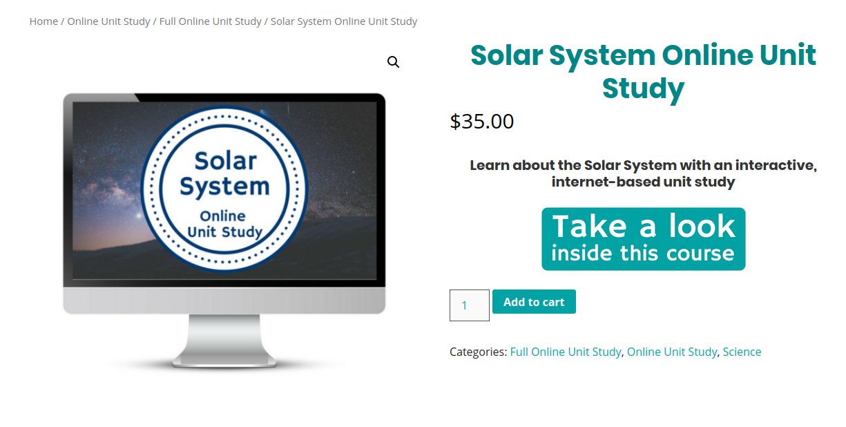 Cummins Life: Techie Homeschool Mom Solar System Online Unit Study Review