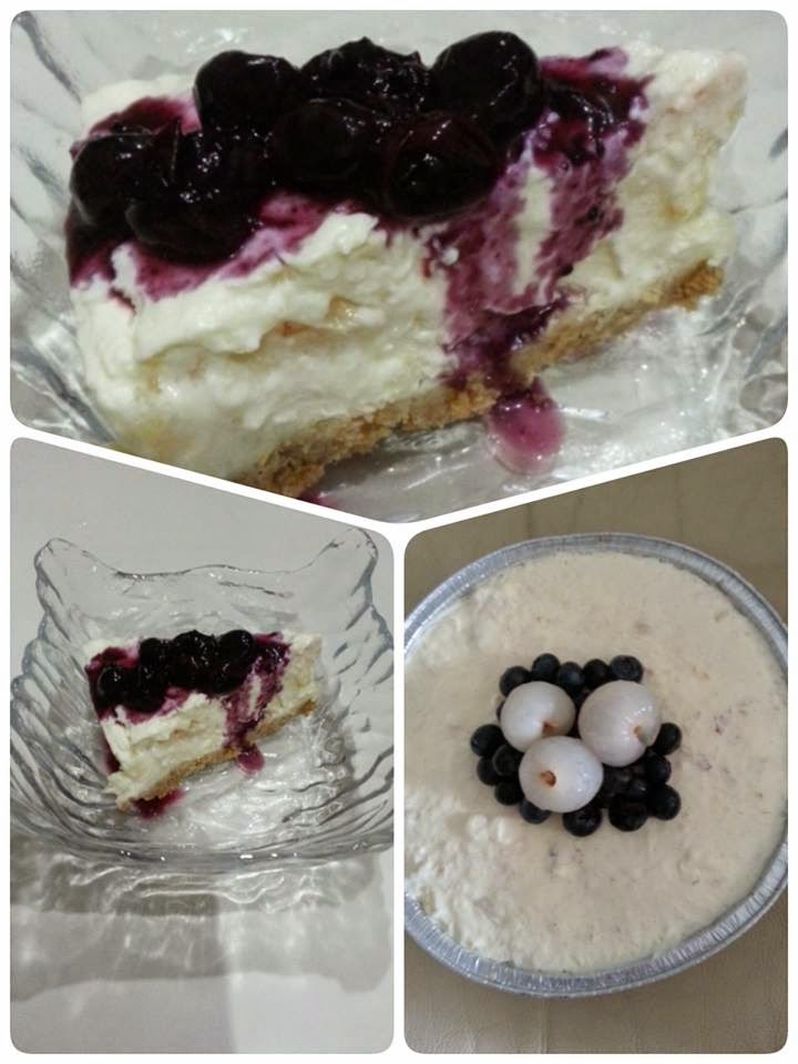 Lychee Cheesecake by Ella Lim