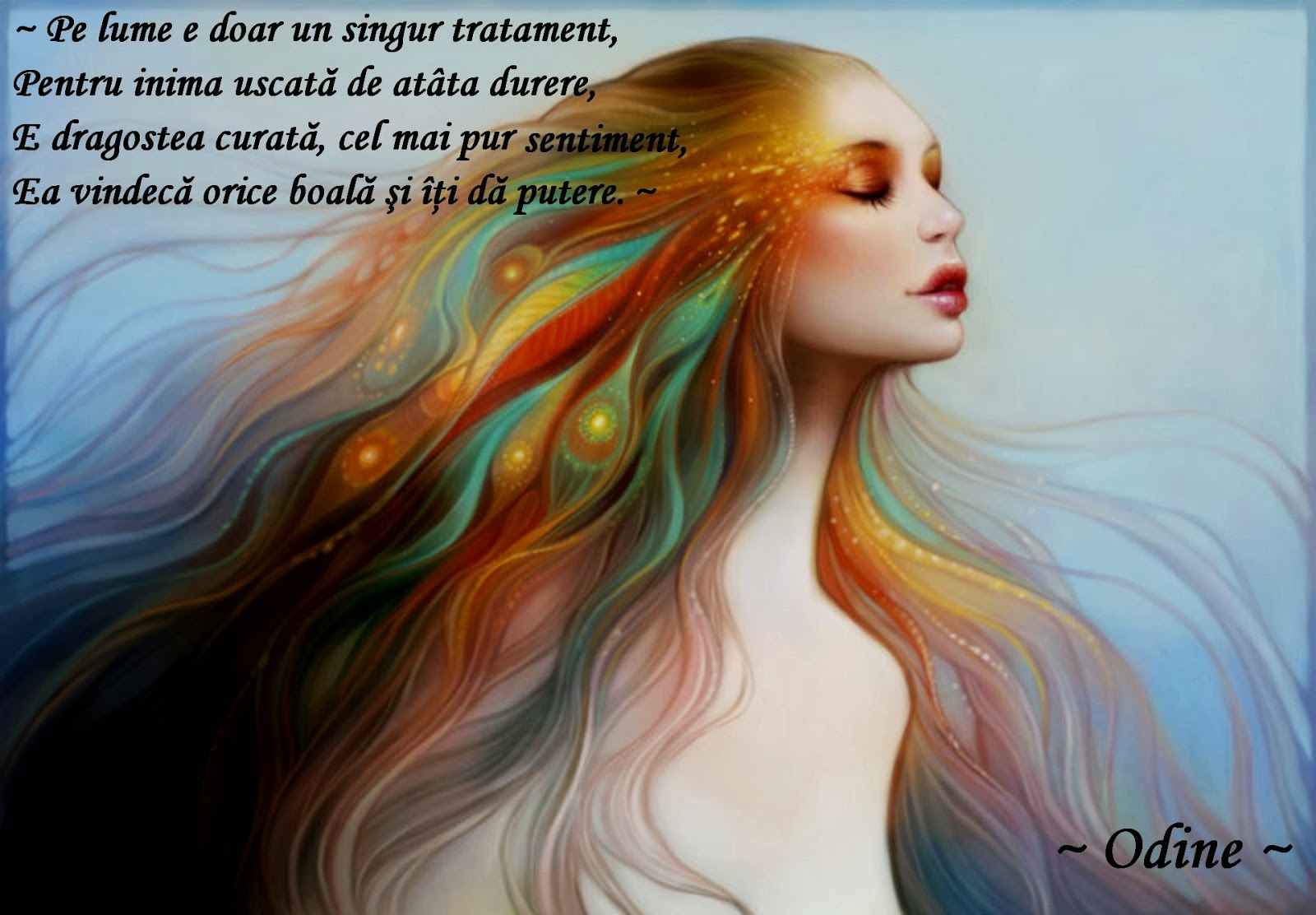 Odine ~ Carte de Iubire~: ~ Inimă plină de culoare ~ (Poem de dragoste ...