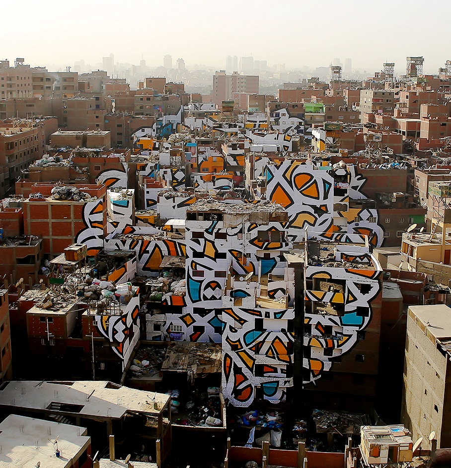 "ZENON and JANO" - ARTISTS OF THE WORLD: EL SEED - Massive Mural in ...