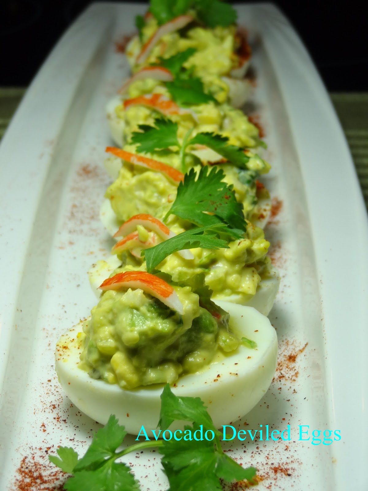 Avocado Deviled Eggs